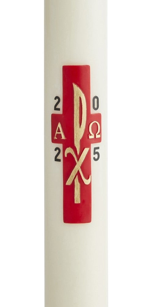 Cierge Pascal Croix Px - cire classique ou abeille #Réf 16 | Ciergerie ...