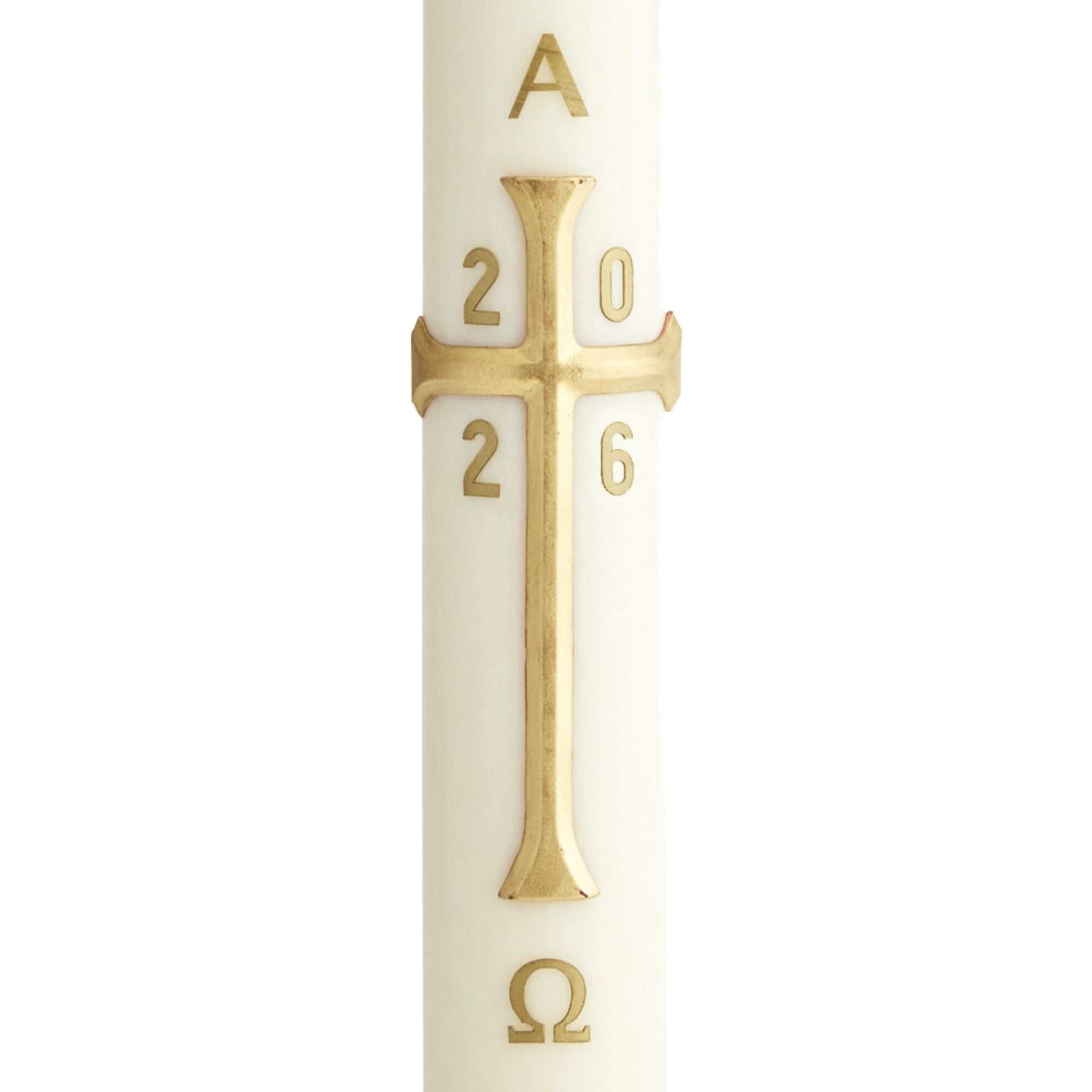Cierge pascal Croix Crypte – Cire d’abeille ou classique | Ciergerie ...