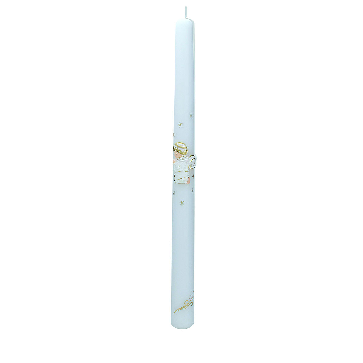 Cierge de baptême 41 cm "Ange" (x4) | Ciergerie Desfossés cierges, bougies votives vente en ligne